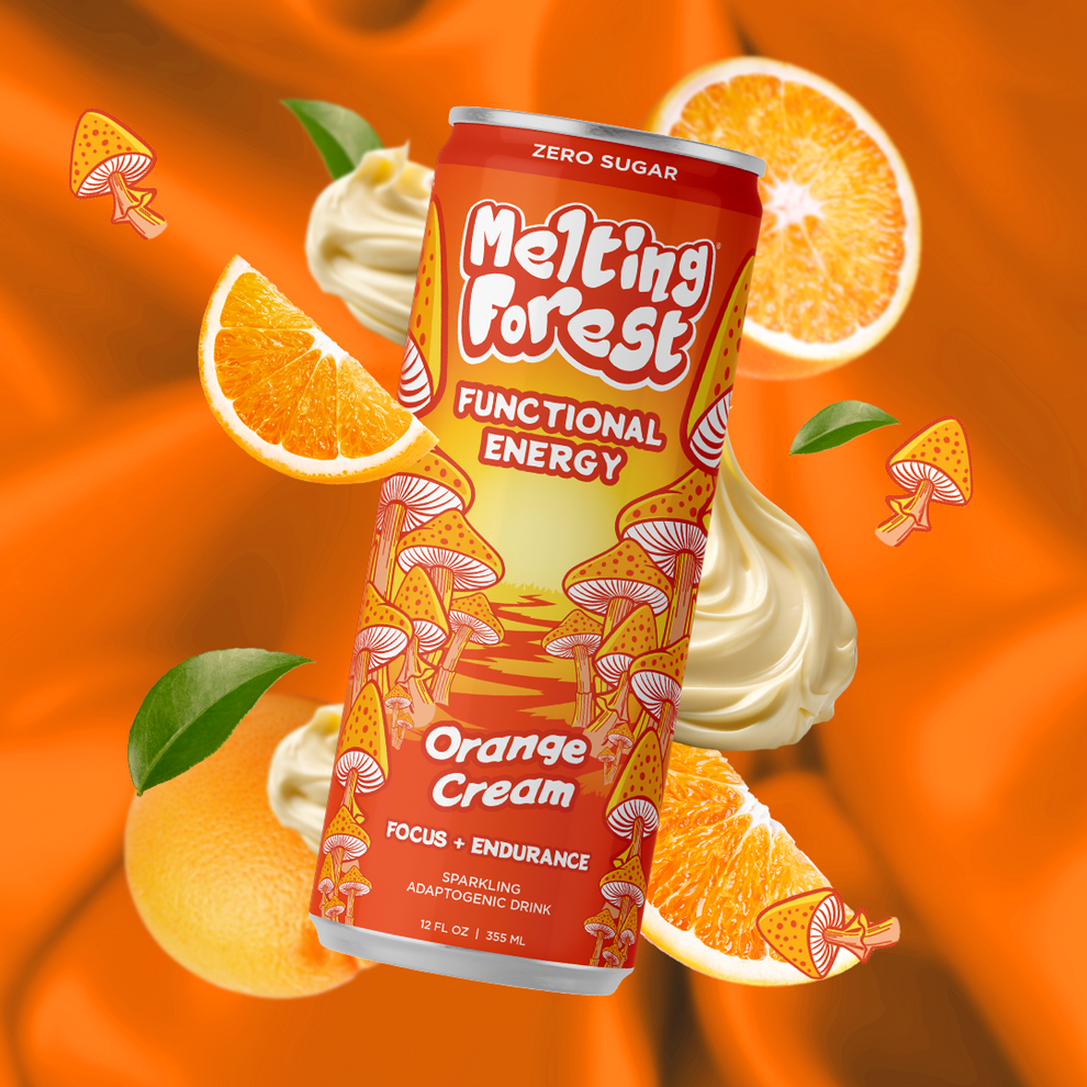 Orange Cream Mushroom Energy Drink - Melting Forest
