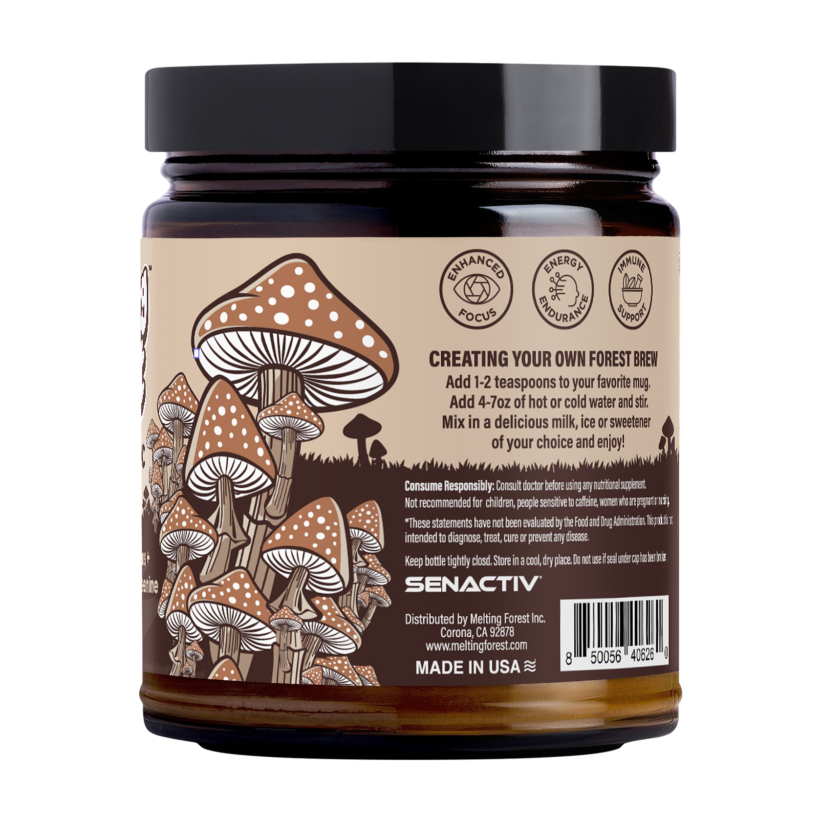 Mushroom Coffee - Adaptogenic Instant Coffee – Melting Forest
