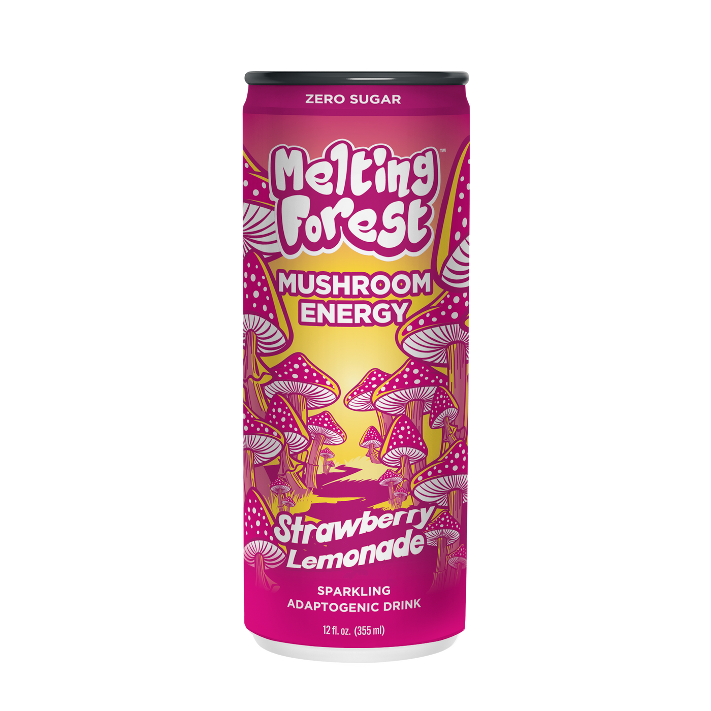 Mushroom Sparkling Strawberry Lemonade | Melting Forest